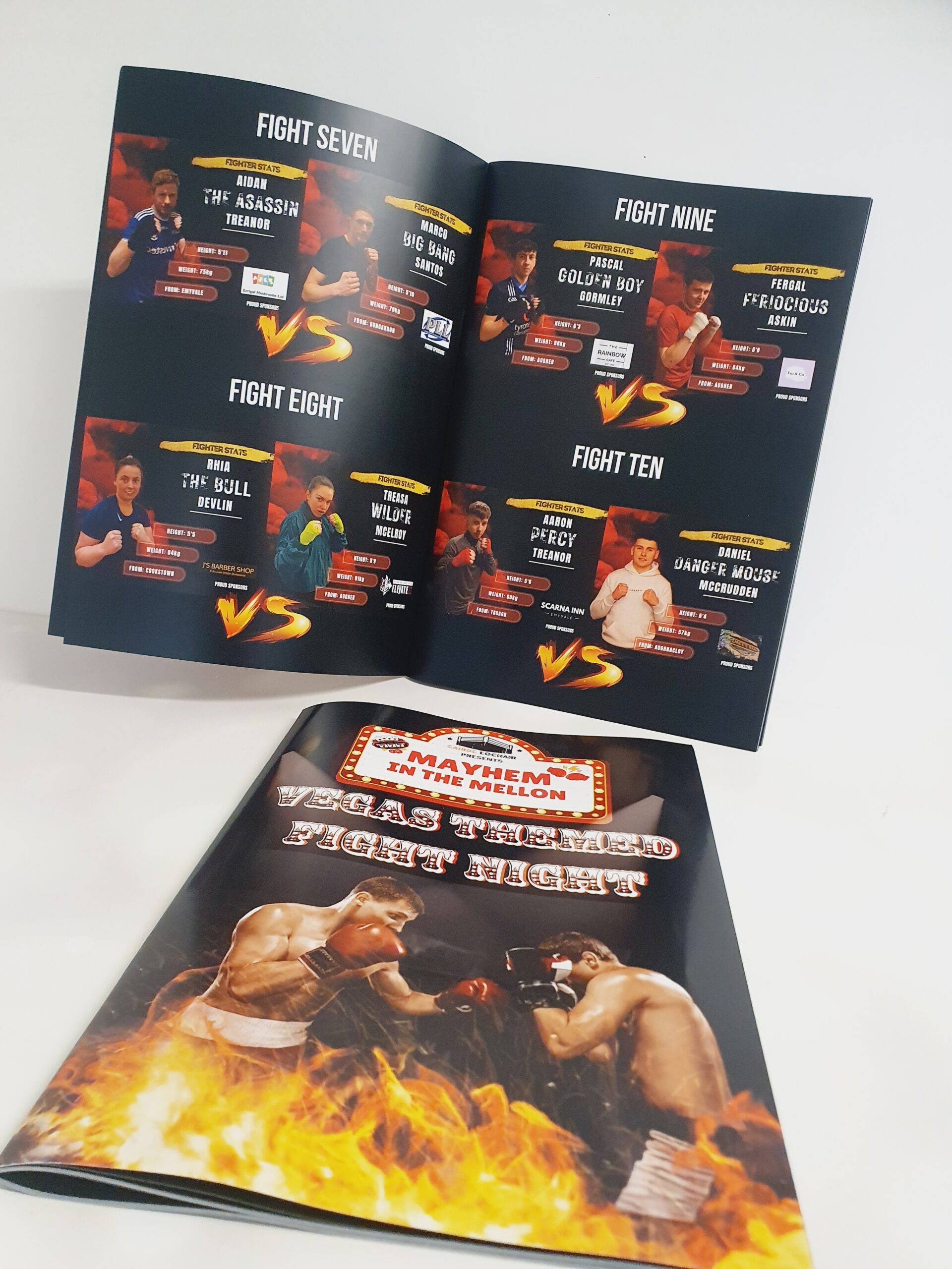 Fight Night Brochures | Print Engine